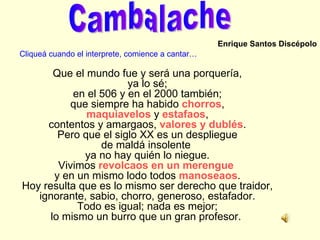 Cambalache | PPS