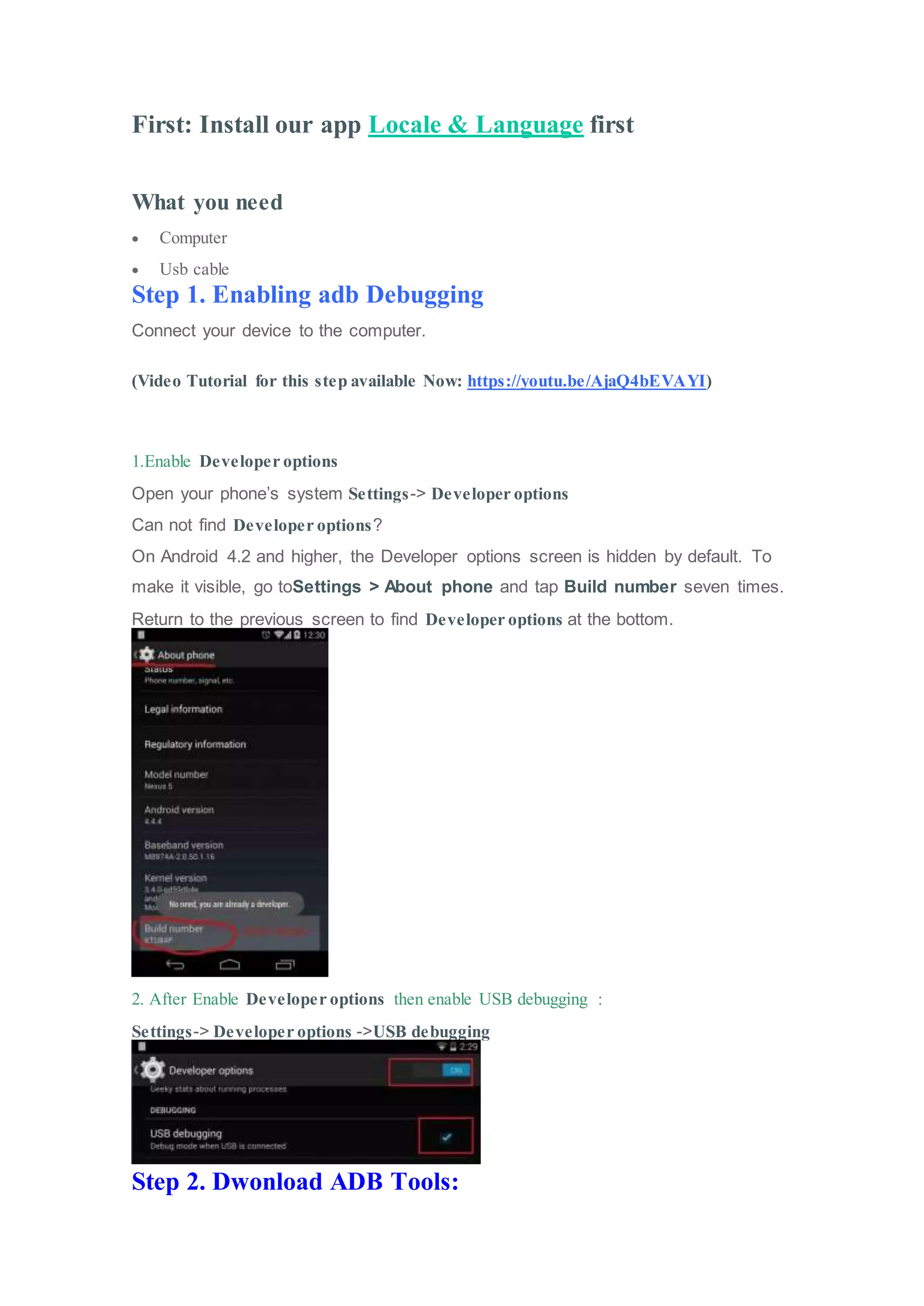 Cambiar lenguage lg | DOCX