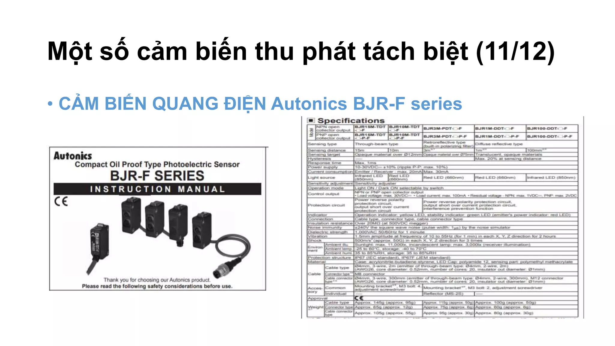 Kỹ Thuật Cảm Biến - Cảm Biến Quang (Sensor Engineering - Optical Sensor ...