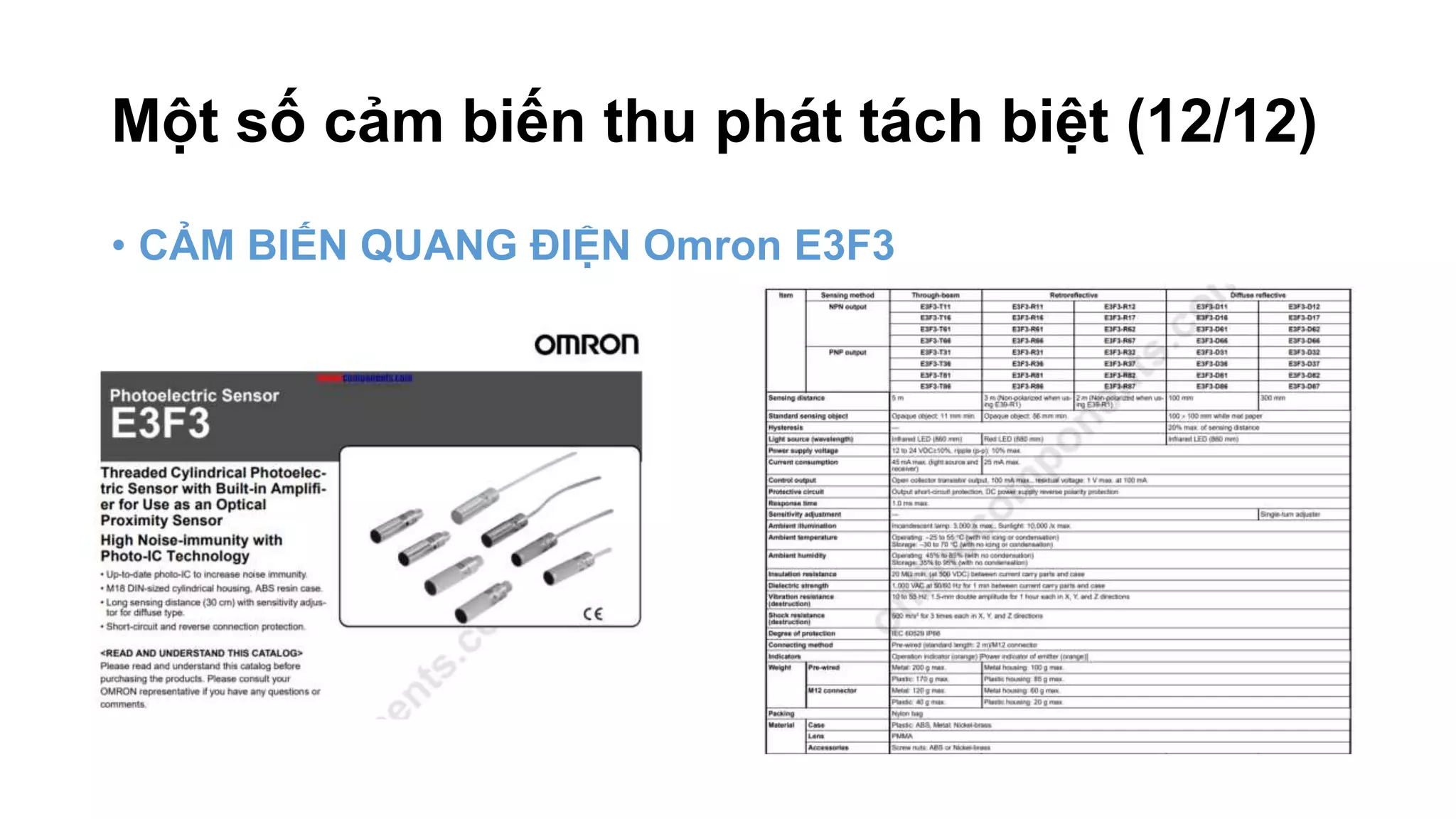 Kỹ Thuật Cảm Biến - Cảm Biến Quang (Sensor Engineering - Optical Sensor ...