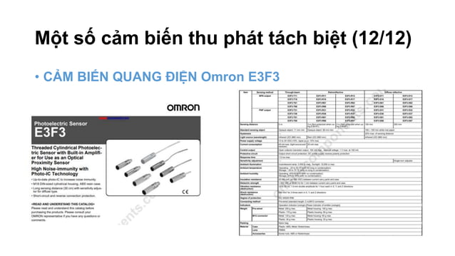 Kỹ Thuật Cảm Biến - Cảm Biến Quang (Sensor Engineering - Optical Sensor) | PPTX