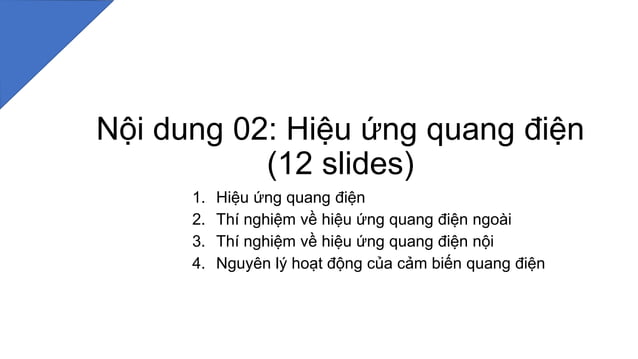 Kỹ Thuật Cảm Biến - Cảm Biến Quang (Sensor Engineering - Optical Sensor ...