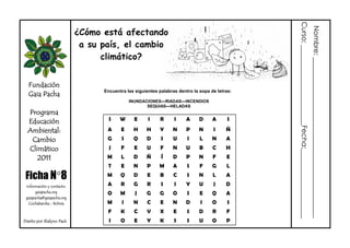Cambio climatico para niños | PDF