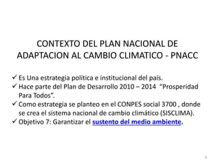 Incidencia del Cambio Climático en Colombia | PPTX