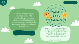 Cambio climático y desastres naturales | PPTX