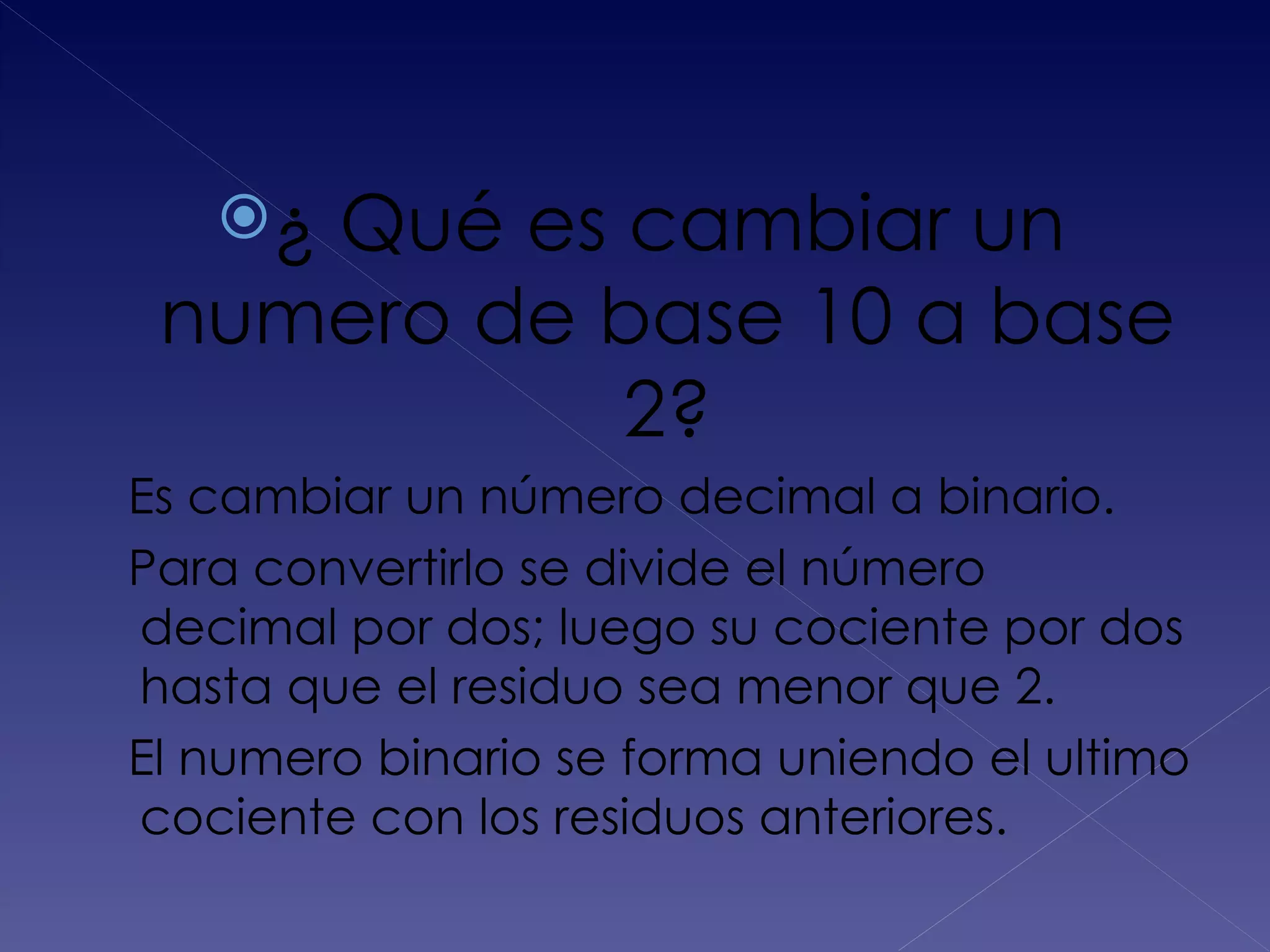 Cambio de bases numericas | PPT | Computing | Technology & Computing