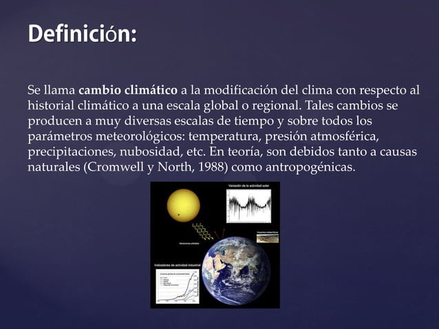 Cambios climáticos | PPT