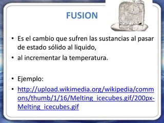 Cambios de estado | PPTX