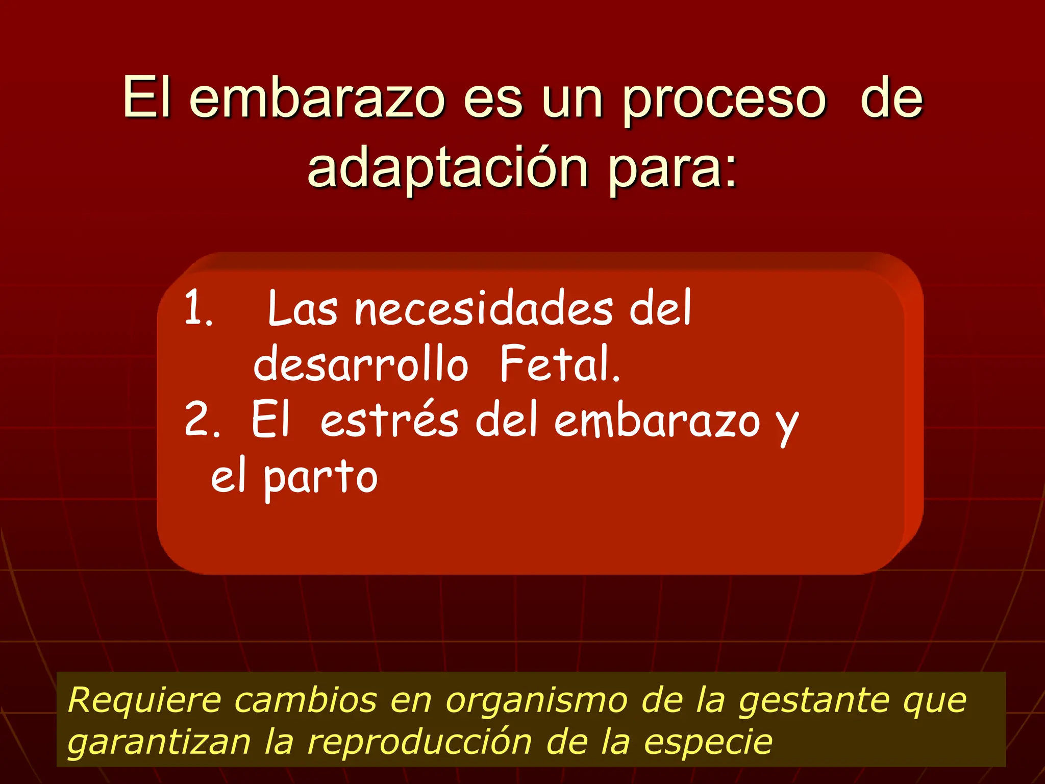 Cambios fisiologicos en embarazo desde la concepcion | PPT
