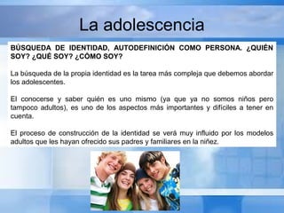 Cambios en la adolescencia. | PPT