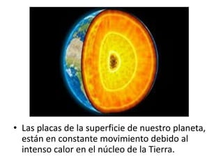 Cambios en la superficie terrestre por el movimiento | PPTX