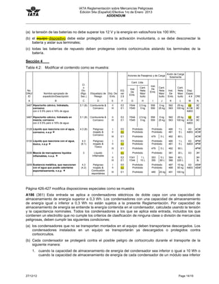 Cambios normas iata | PDF