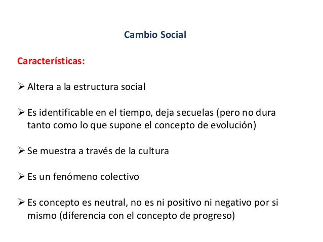 Cambio Social