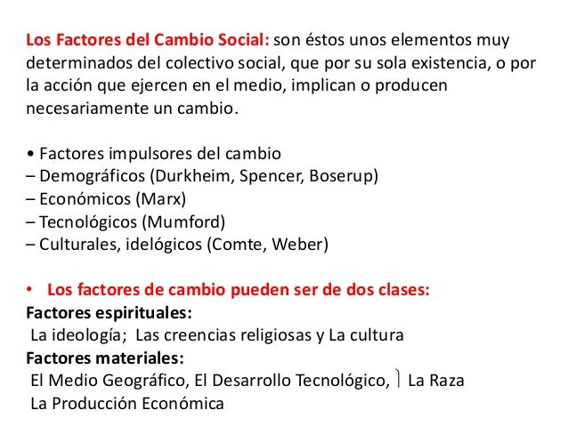 Cambio Social