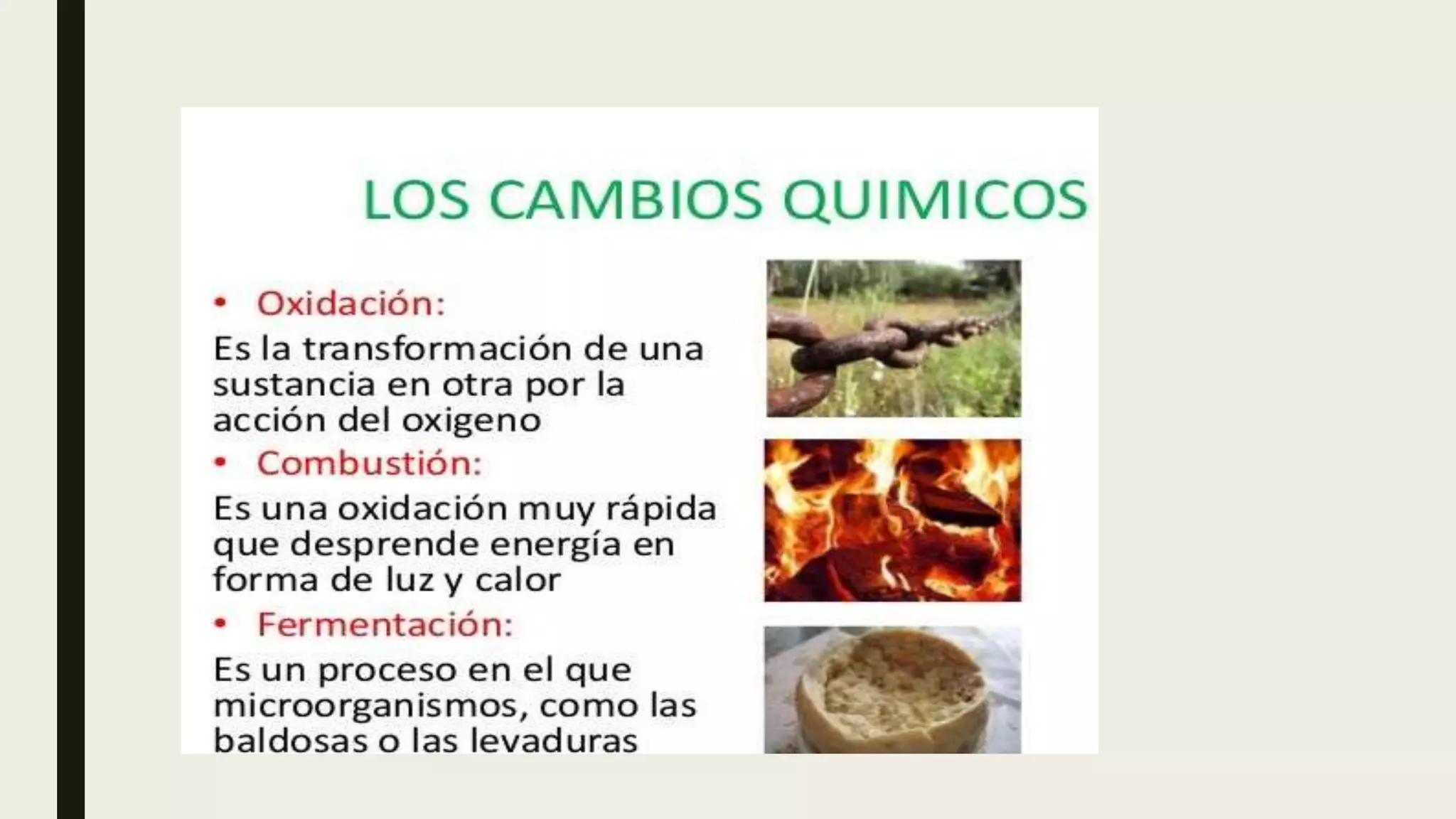 CAMBIOS QUIMICOS Y CAMBIOS FISICOS.pptx | Chemistry | Science