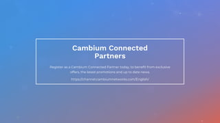 Our Cambium Events 2019 | PPT