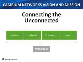 Cambium Networks INCA 29-10-14 | PPT