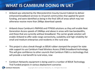 Cambium Networks INCA 29-10-14 | PPT