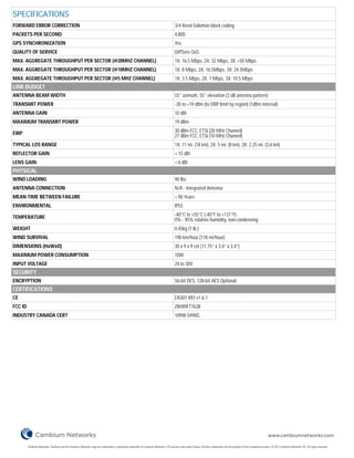 Cambium networks pmp_430_subscriber_module_(5.4_g_hz)_specification | PDF