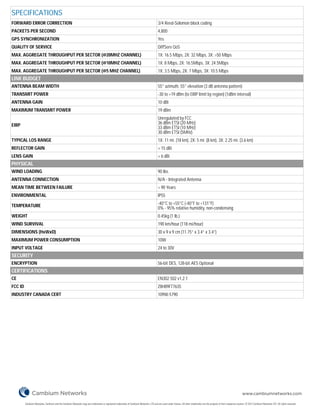 Cambium networks pmp_430_subscriber_module_(5.8_g_hz)_specification ...