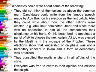 Camb l Islamiyat Caliphs.ppt