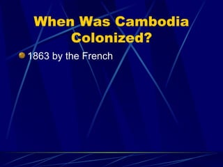 Cambodia | PPT