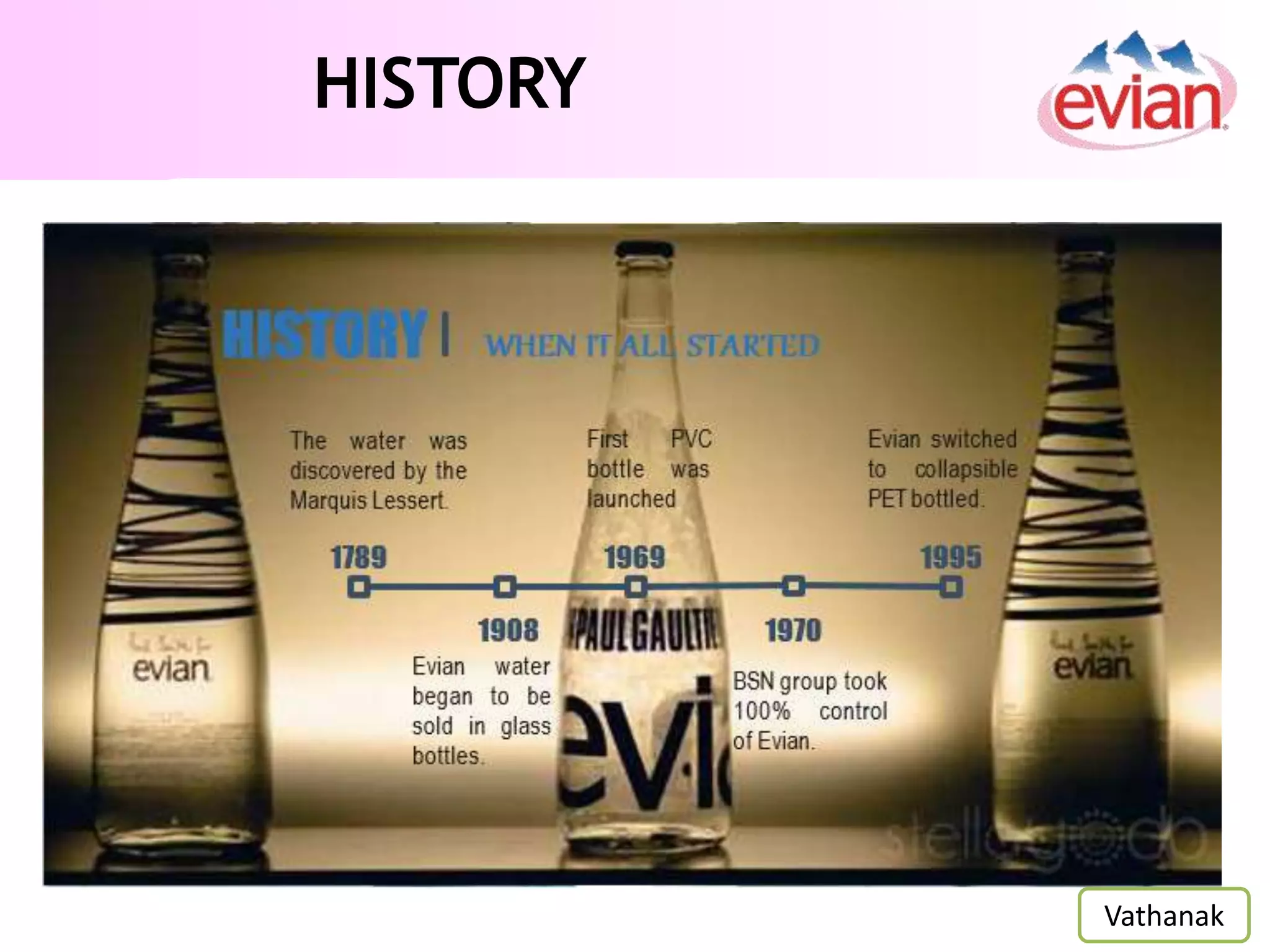 EVIAN mineral water Cambodia market analysis - | PPTX | Business | Business and Finance