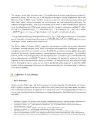 Cambodia transport-assessment-strategy-road-map | PDF