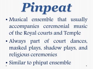 Music of Cambodia and Myanmar | PPTX