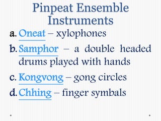 Music of Cambodia and Myanmar | PPTX