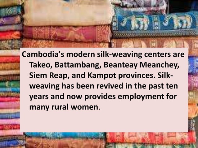 Arts of Cambodia | PPTX | Needlework | Arts and Crafts