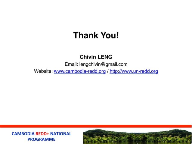 Cambodia forest reference level | PPT