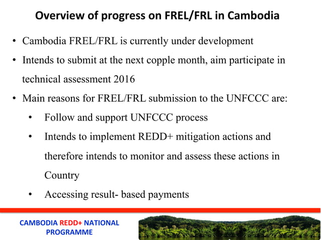 Cambodia forest reference level | PPT