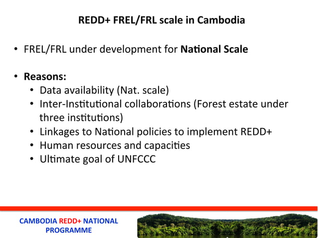 Cambodia Forest Reference Level Ppt
