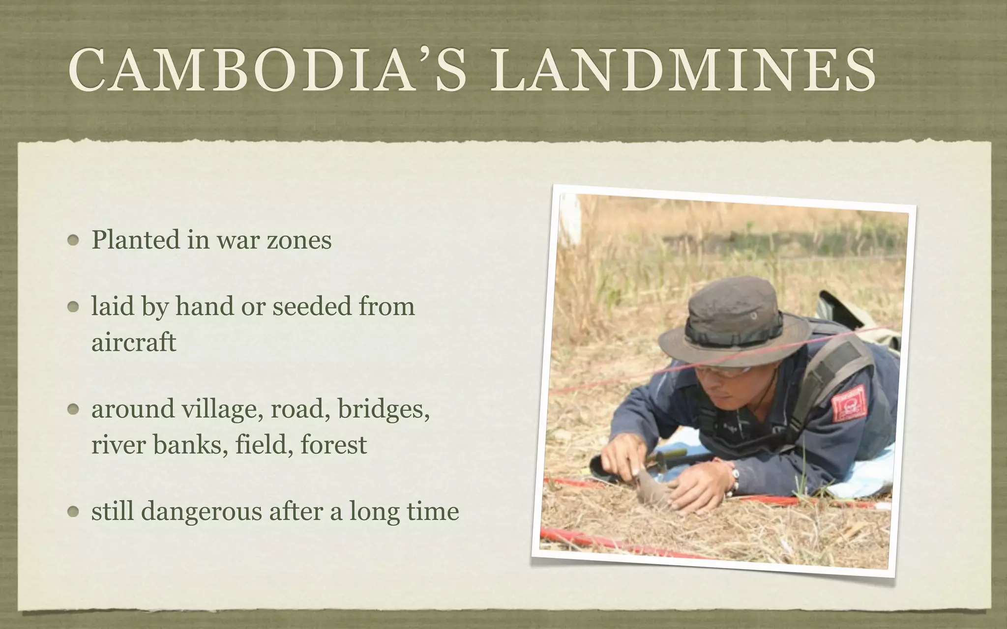 Cambodia landmines | KEY