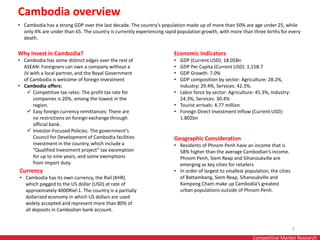 Motorcycle Market Entry: Investment Potential in Cambodia | PDF