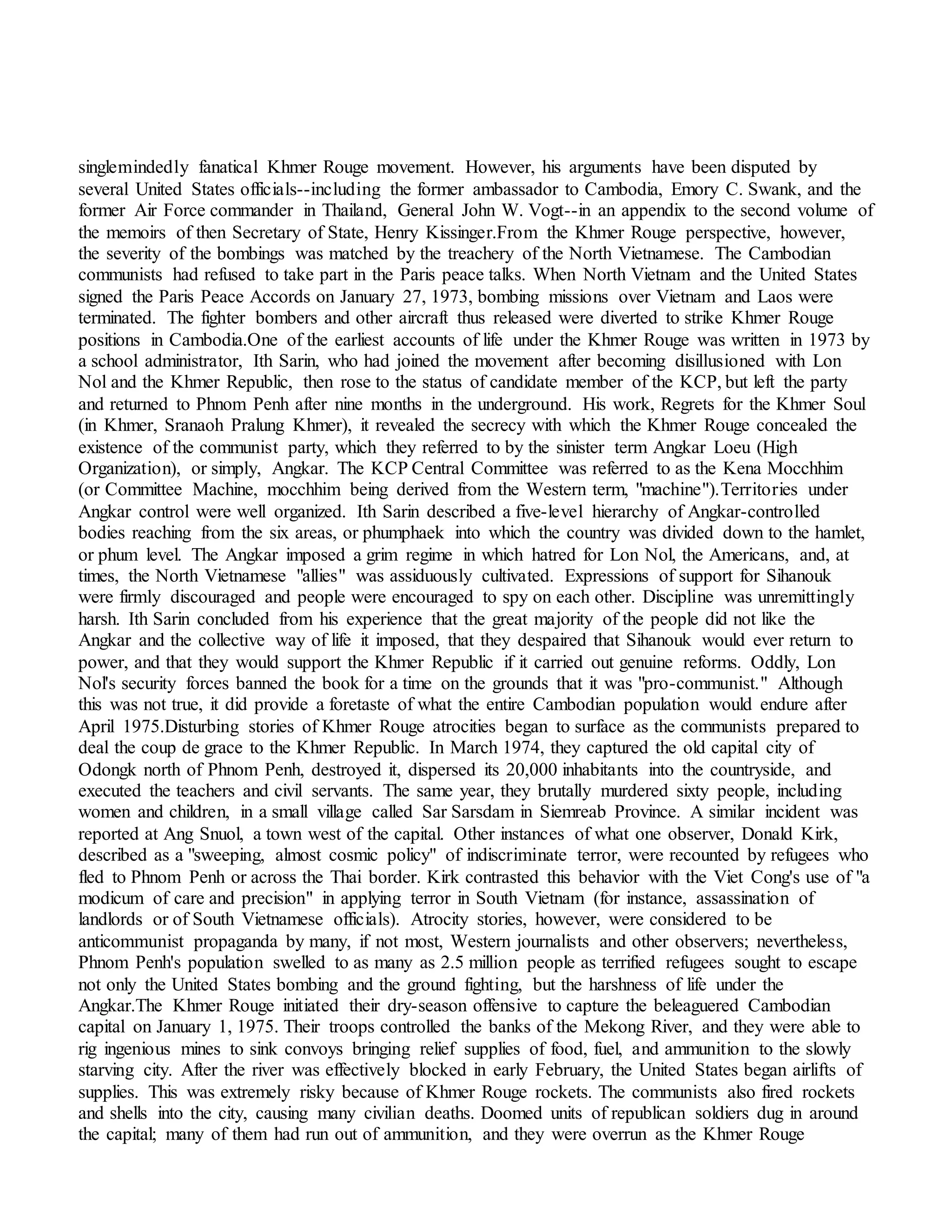 Cambodian civil war 1970 | DOCX