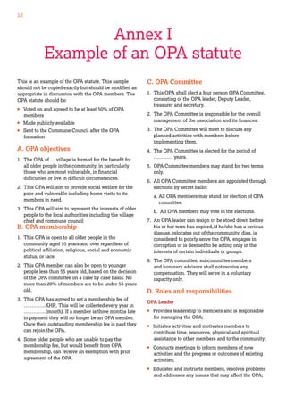 Cambodia's older people's association guidelines (1) | PDF