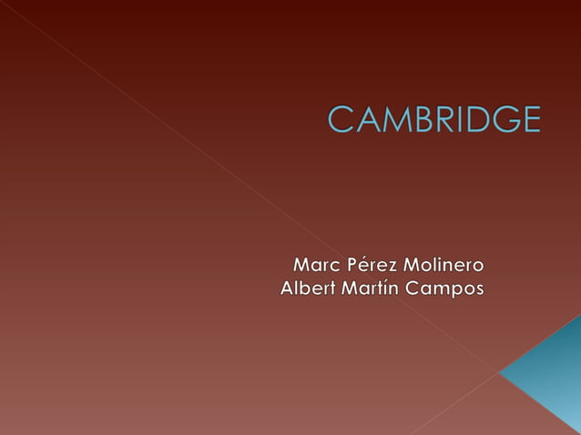 Cambridge | PPT