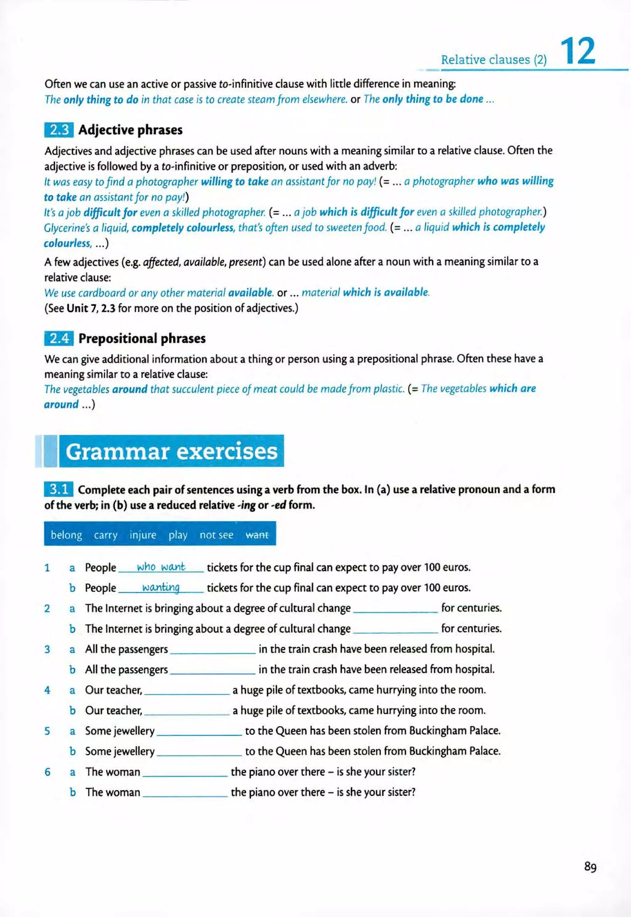 Cambridge. grammar and vocabulary for advanced | PDF