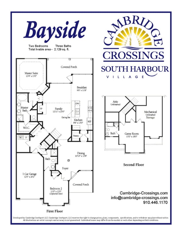 Cambridge Crossings Southport New Brochure | PDF