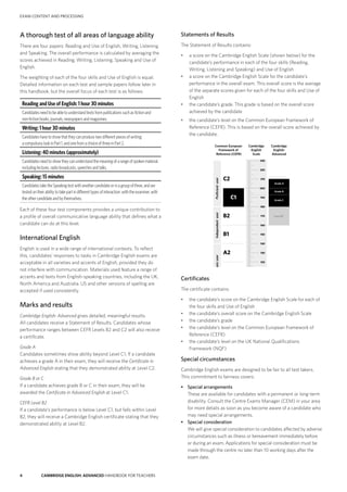 Cambridge english-advanced-handbook-2015 | PDF