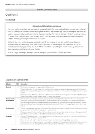 Cambridge english-first-2015-sample-paper-1-answer-keys v2 | PDF