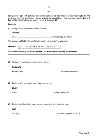 Cambridge english-first-2015-sample-paper-2-reading-and-use-of-english ...