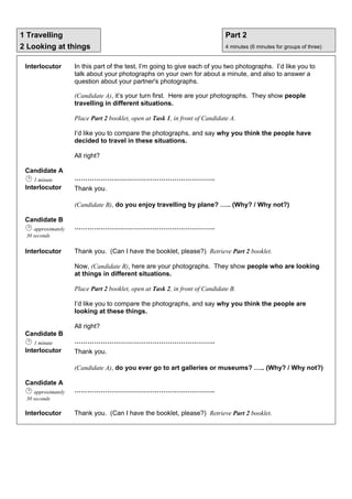 Cambridge english-first-2015-sample-paper-2-speaking v2 | PDF