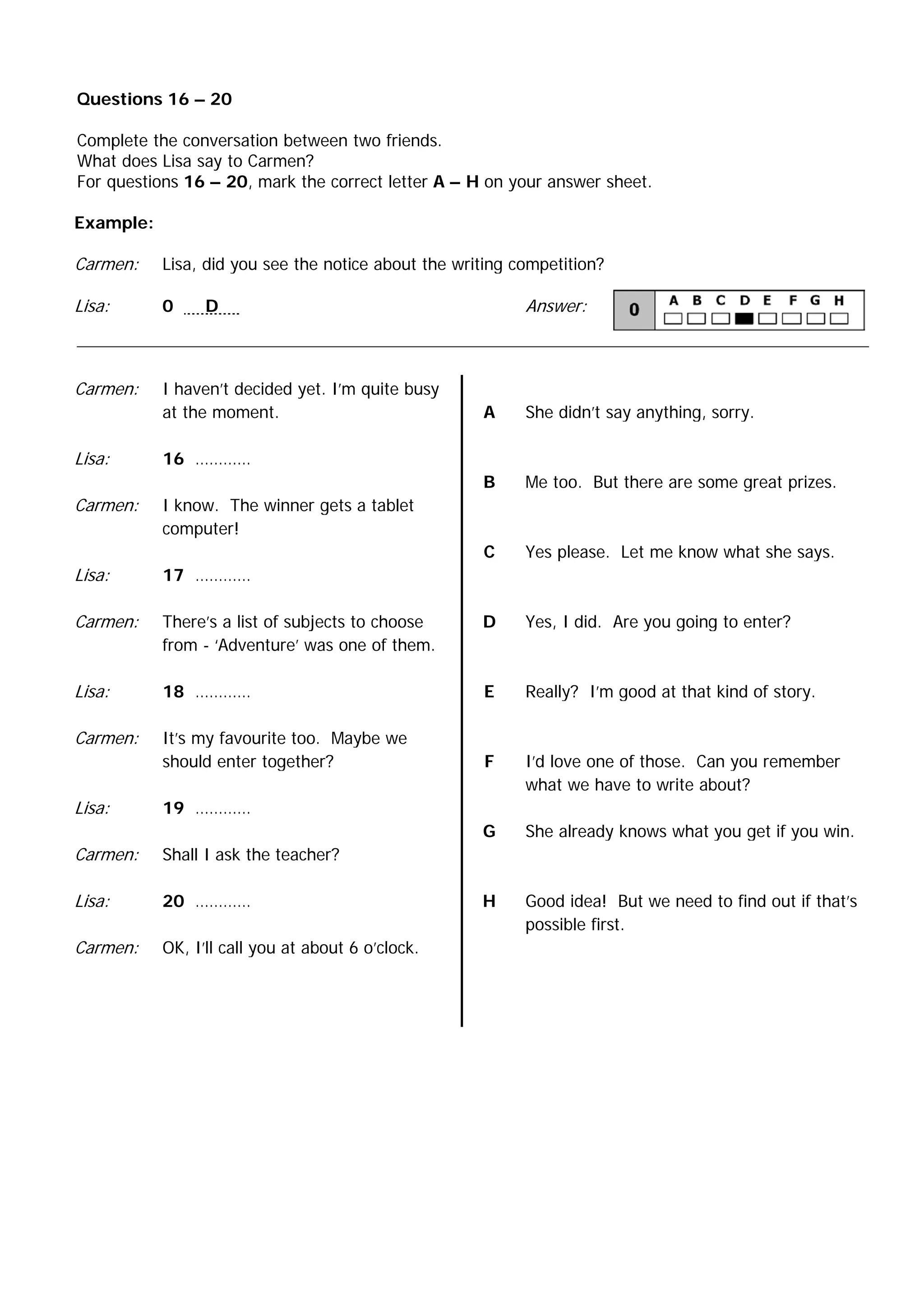 KET for Schools | PDF