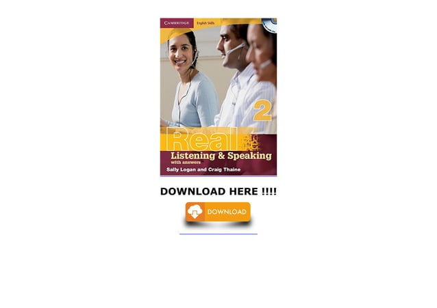 Cambridge English Skills Real Listening and Speaking 2 with Answers and ...