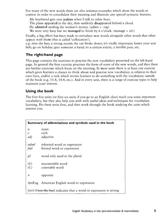 Cambridge english vocabulary in use - pre-int int | PDF