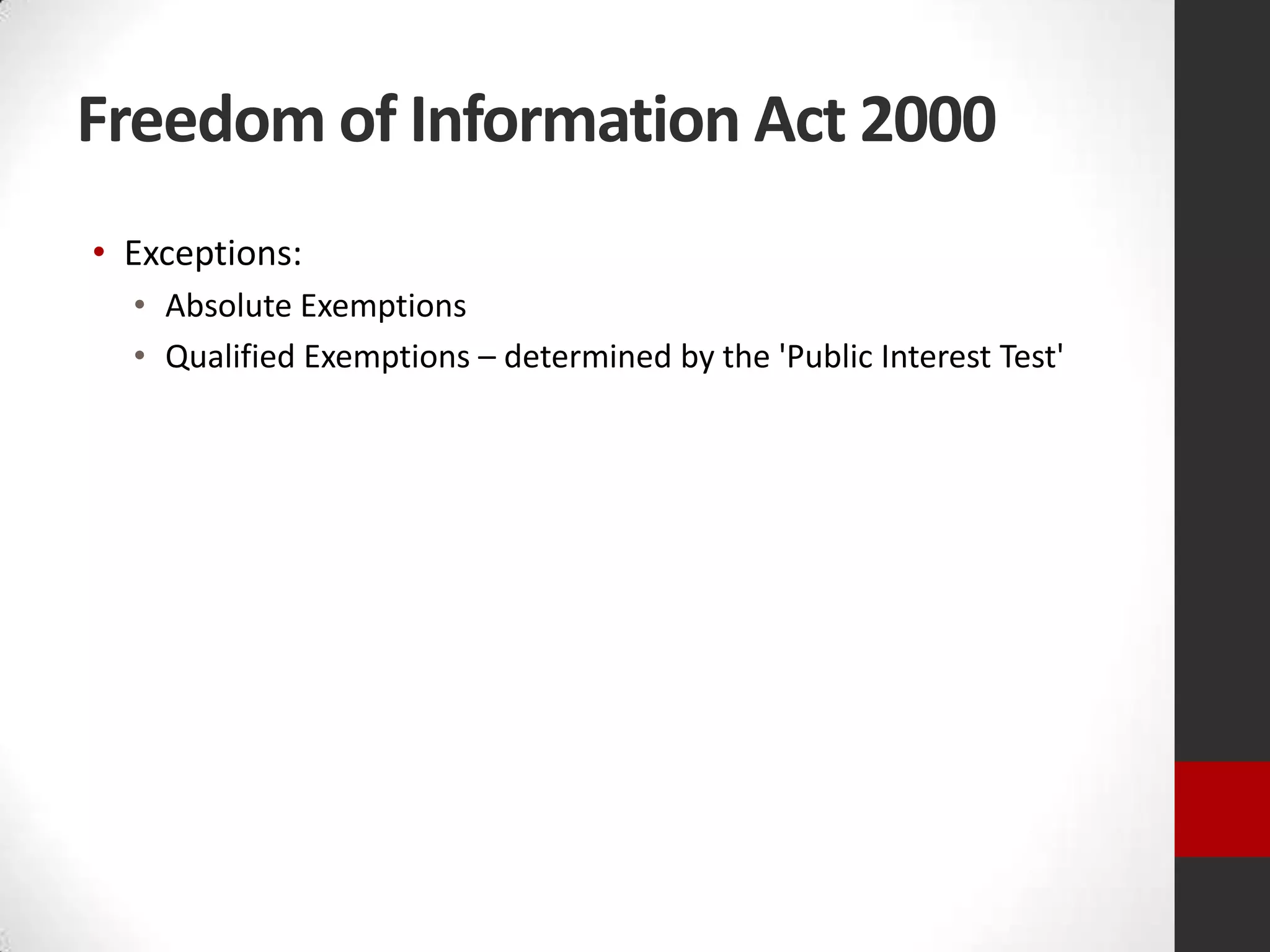 'The UK Freedom of Information Act – A Practical Guide for Academic ...