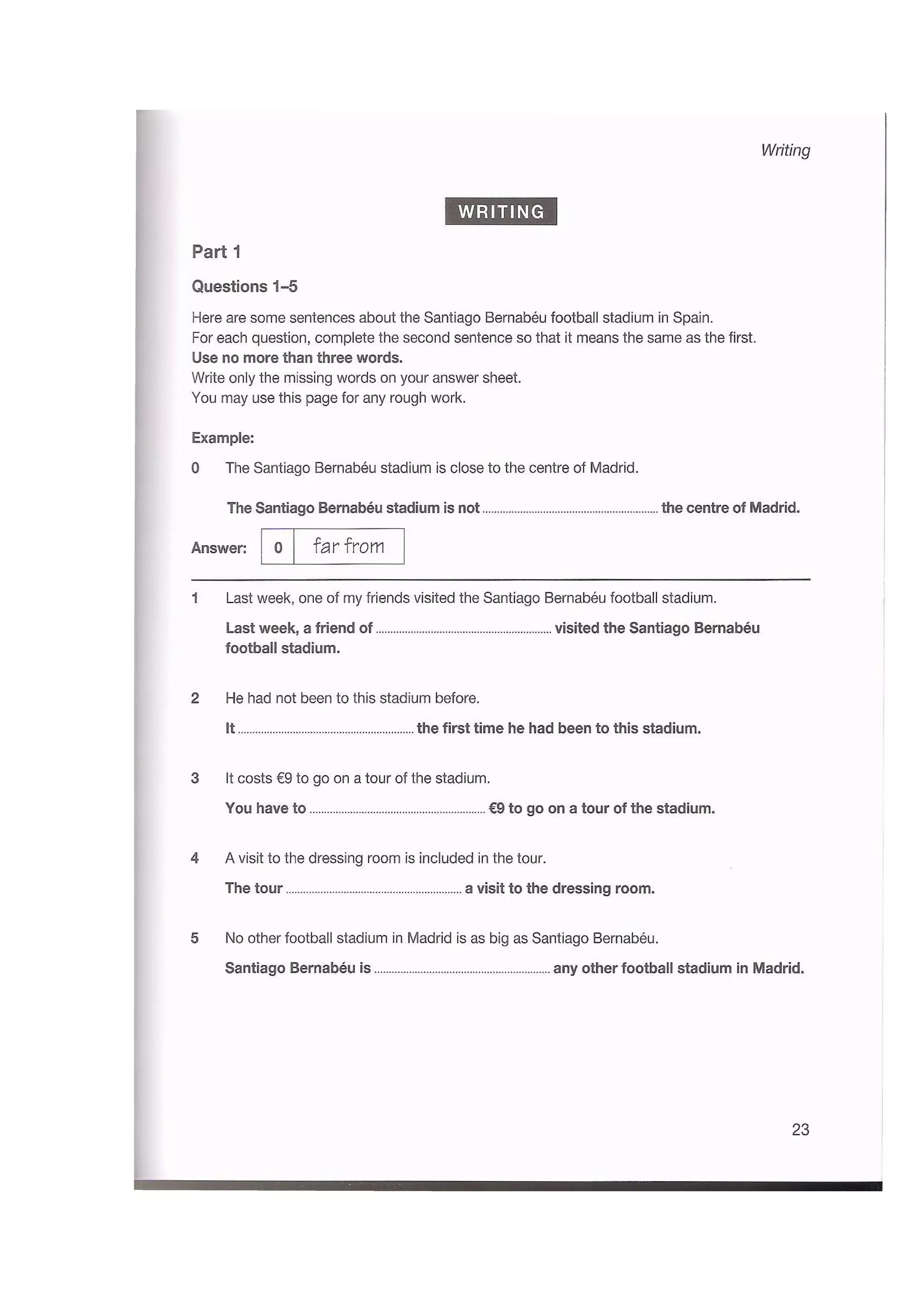 Cambridge PET 7 | PDF